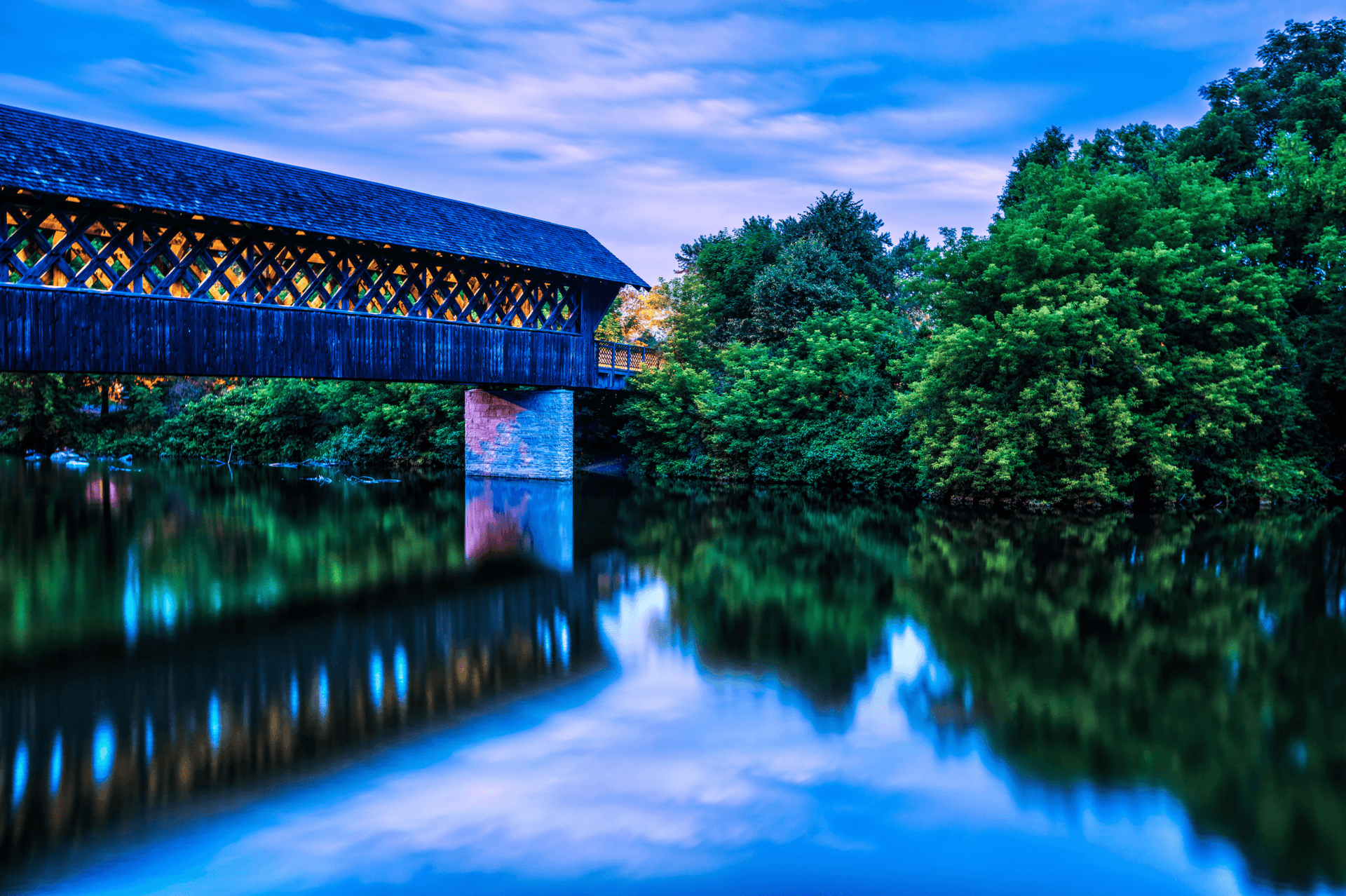 Creative Edit | Forest Bridge HDR