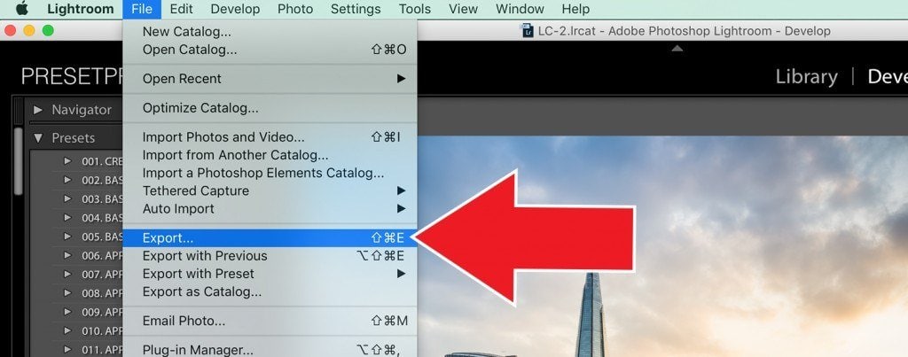 Presetpro | Export Your Images with Presets - Lightroom Tutorial