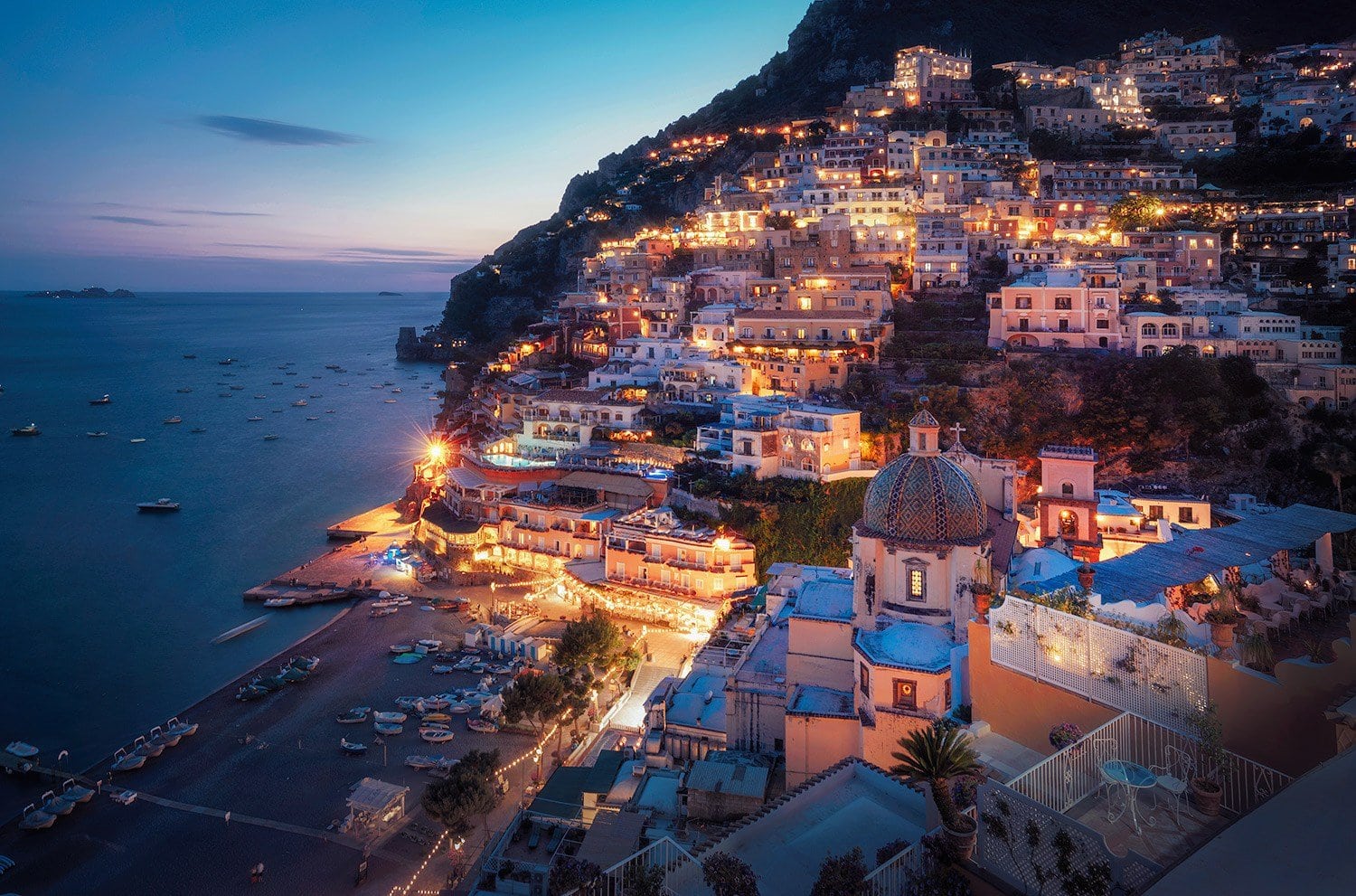Nightscape Photography Magical Lights of Positano Presetpro.com