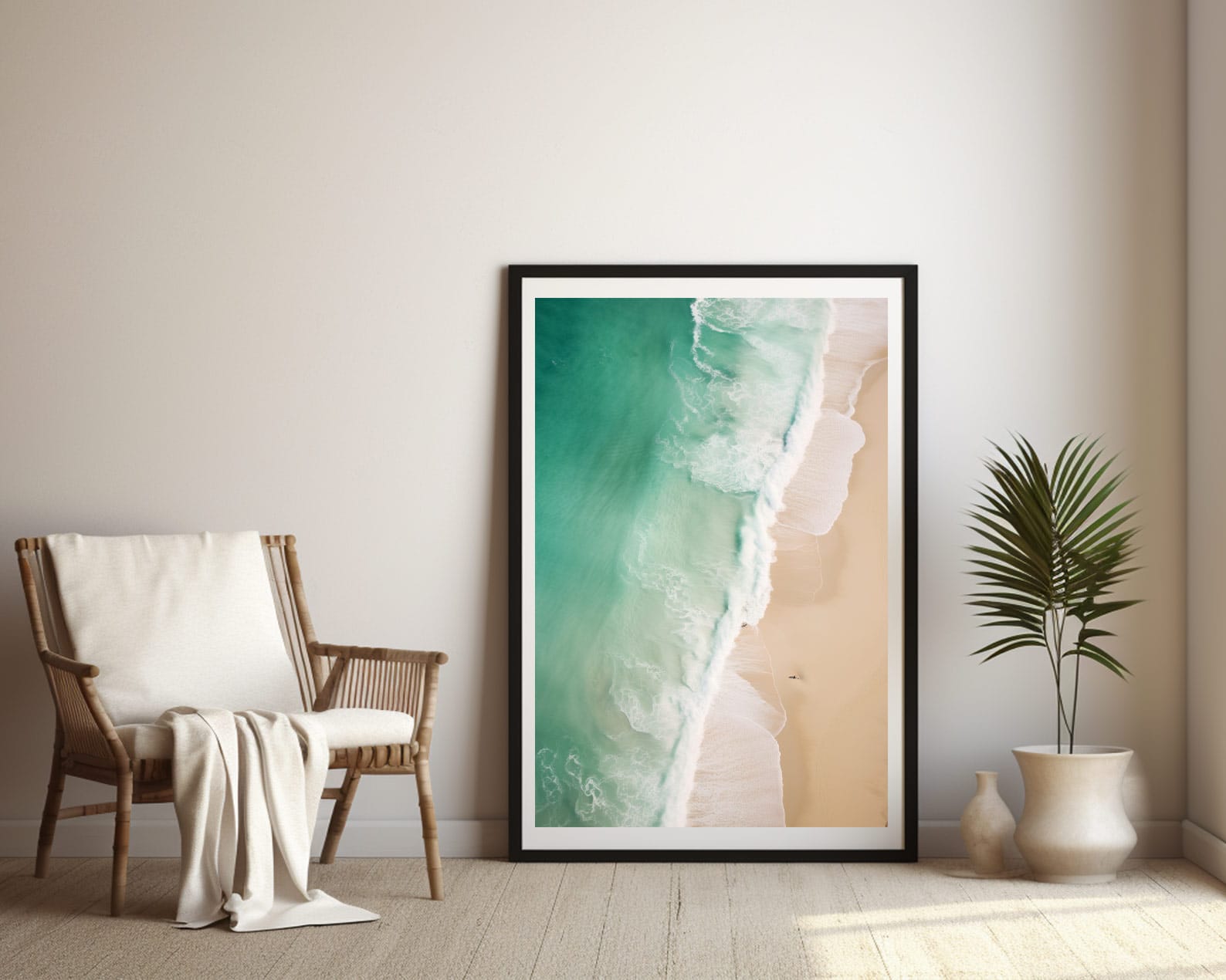 Coastal Waves, Printable Boho Wall Art | Presetpro.com
